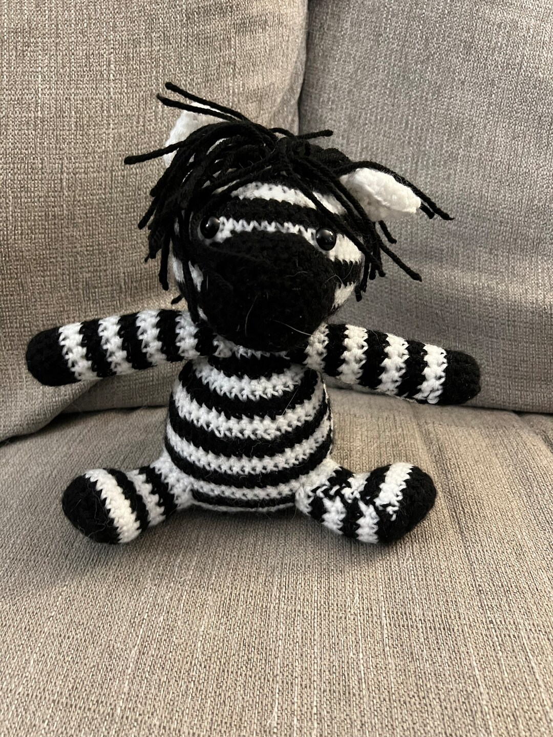 Zebra Plushie - Etsy