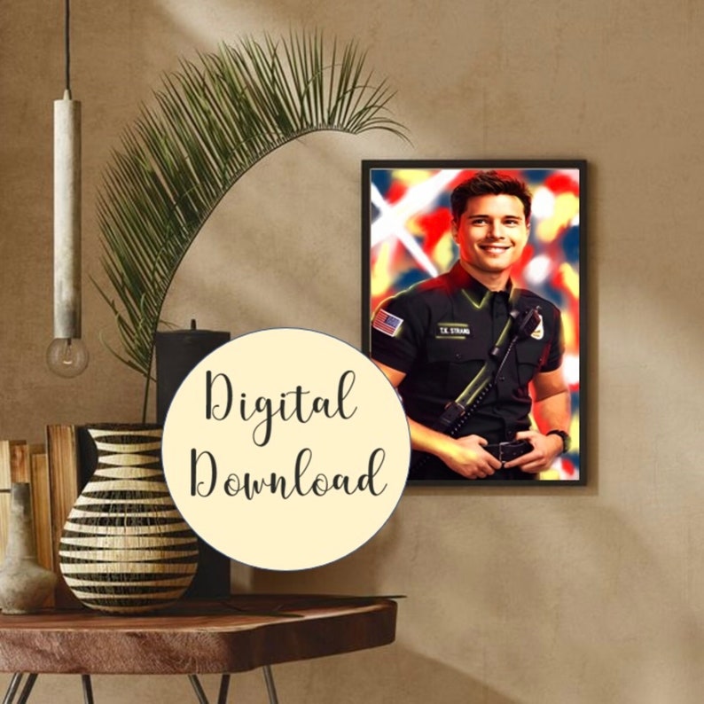 Tk Strand 911 Lone Star in Uniform Instant DIGITAL PDF Original Art ...