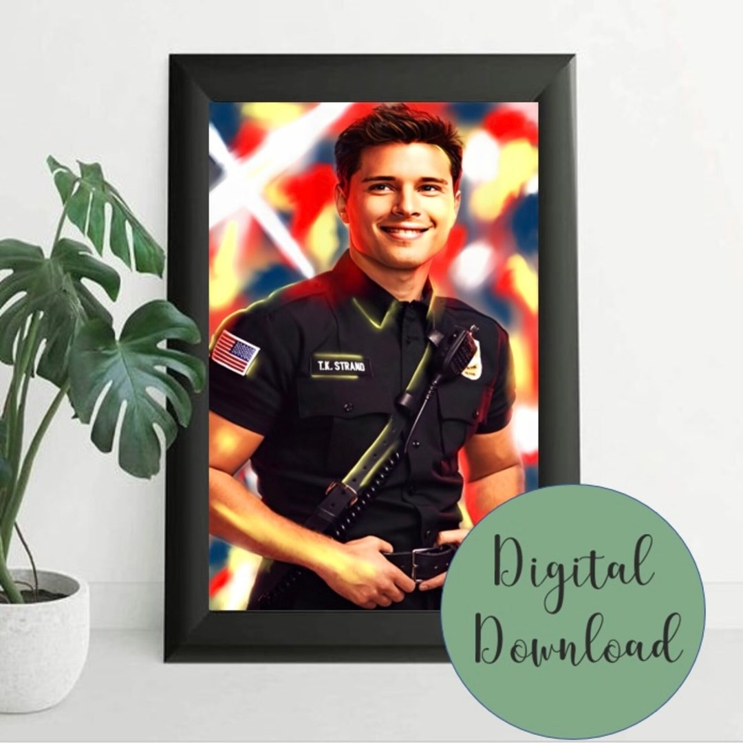 Tk Strand 911 Lone Star in Uniform Instant DIGITAL PDF Original Art ...