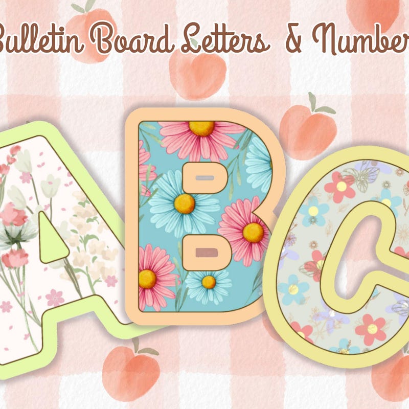 Flower Bulletin Board - Etsy