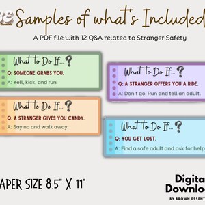 Stranger Danger Bulletin Board Kit: School Safety Rules (digital ...