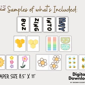 Buzzing Into May Bulletin Board Kit: Editable Spring Decor (canva ...
