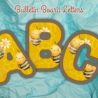 Honey Bee Affirmation Station, Back to School Bulletin Board Kit - Etsy