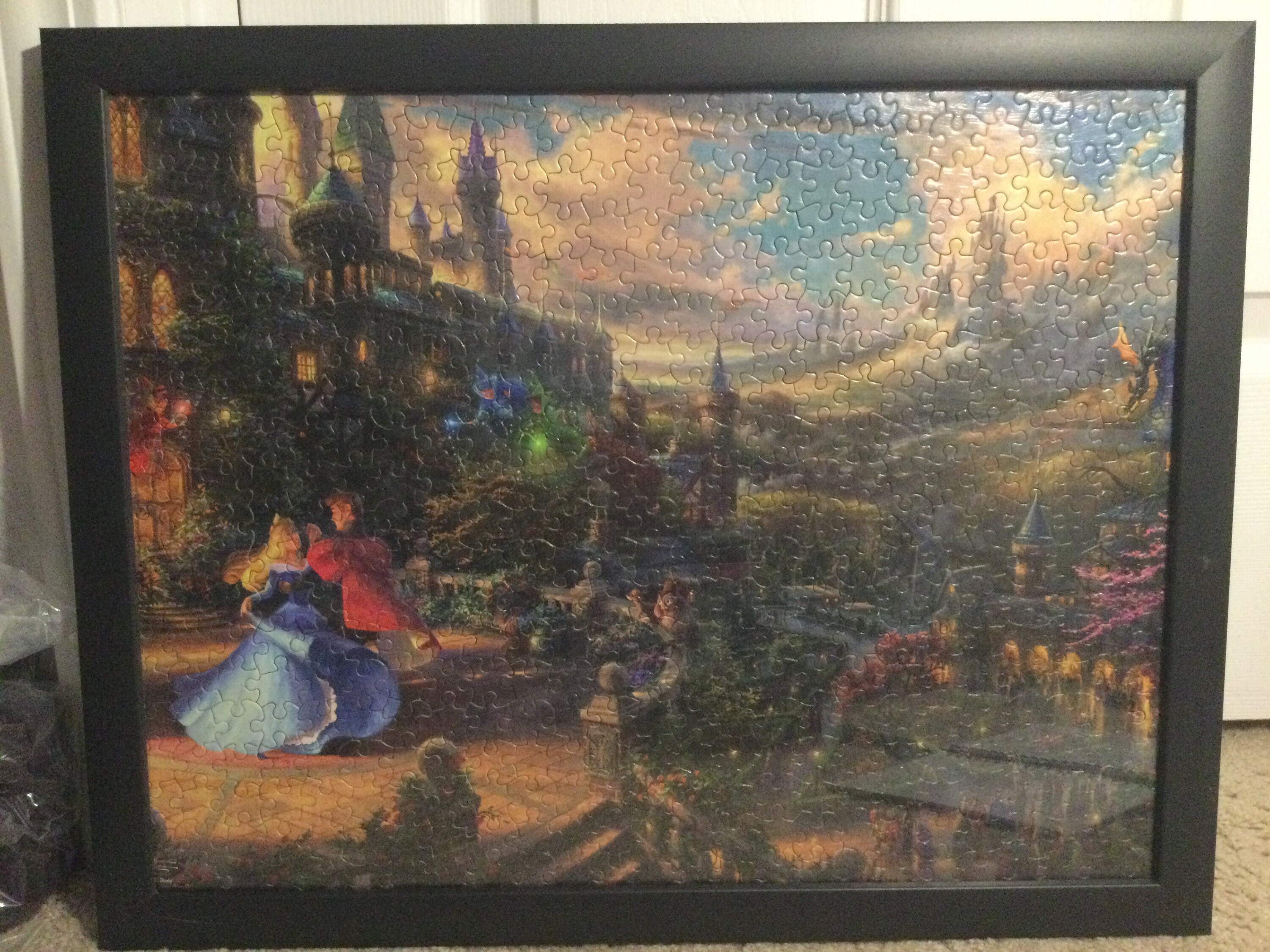 Disneys Sleeping Beauty Framed Puzzle - Etsy