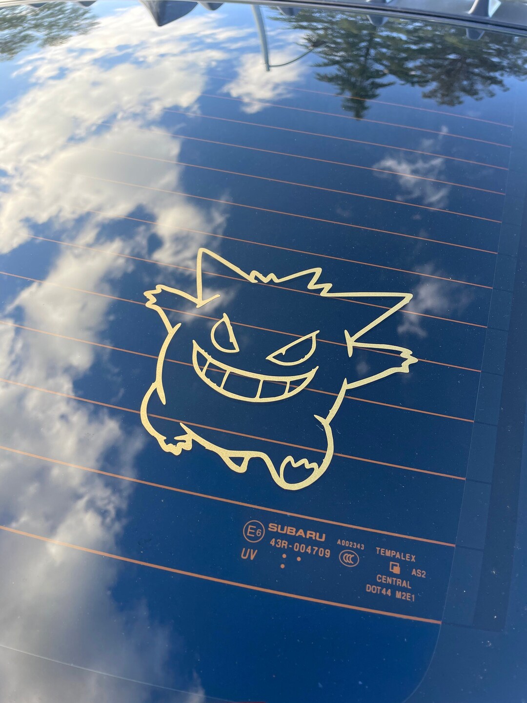 Gengar Pokemon Decal Car Decal Pokemon Decal - Etsy Canada