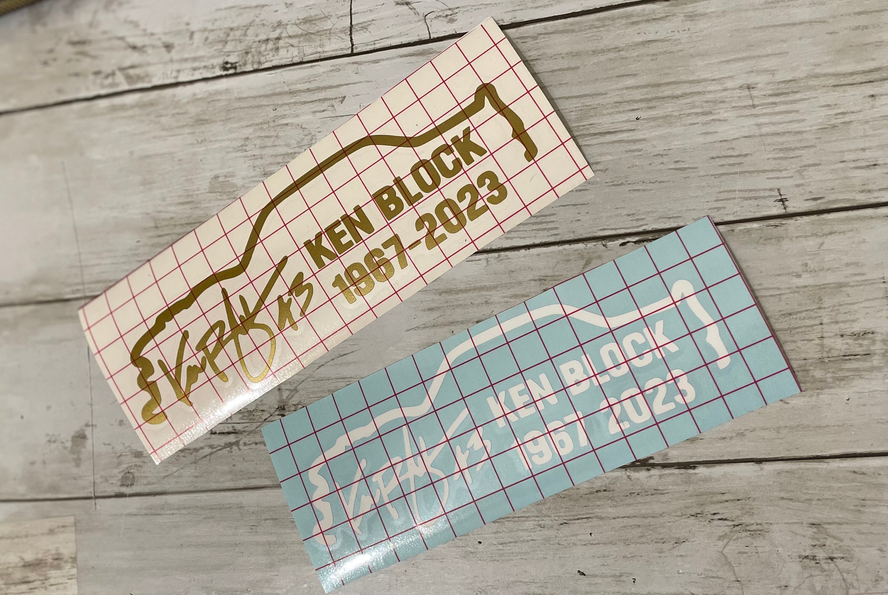 Ken Block Tribute/memorial Vinyl Decal - Etsy