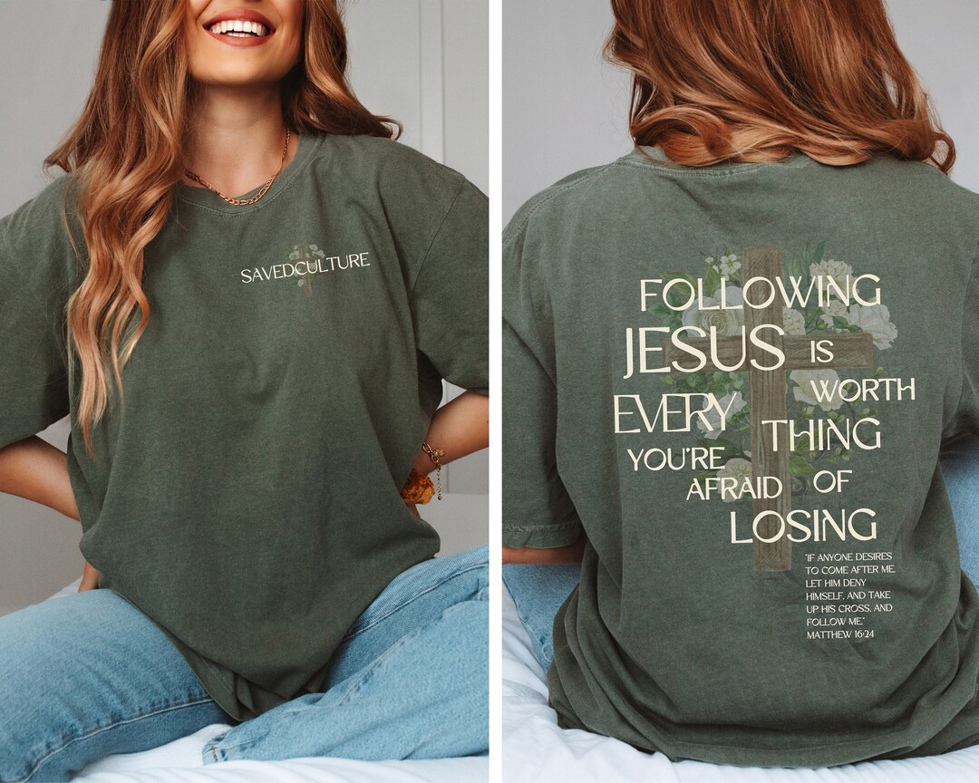 Vintage Boho Christian Oversized Worship Tshirt Blessed Spiritual Gifts ...