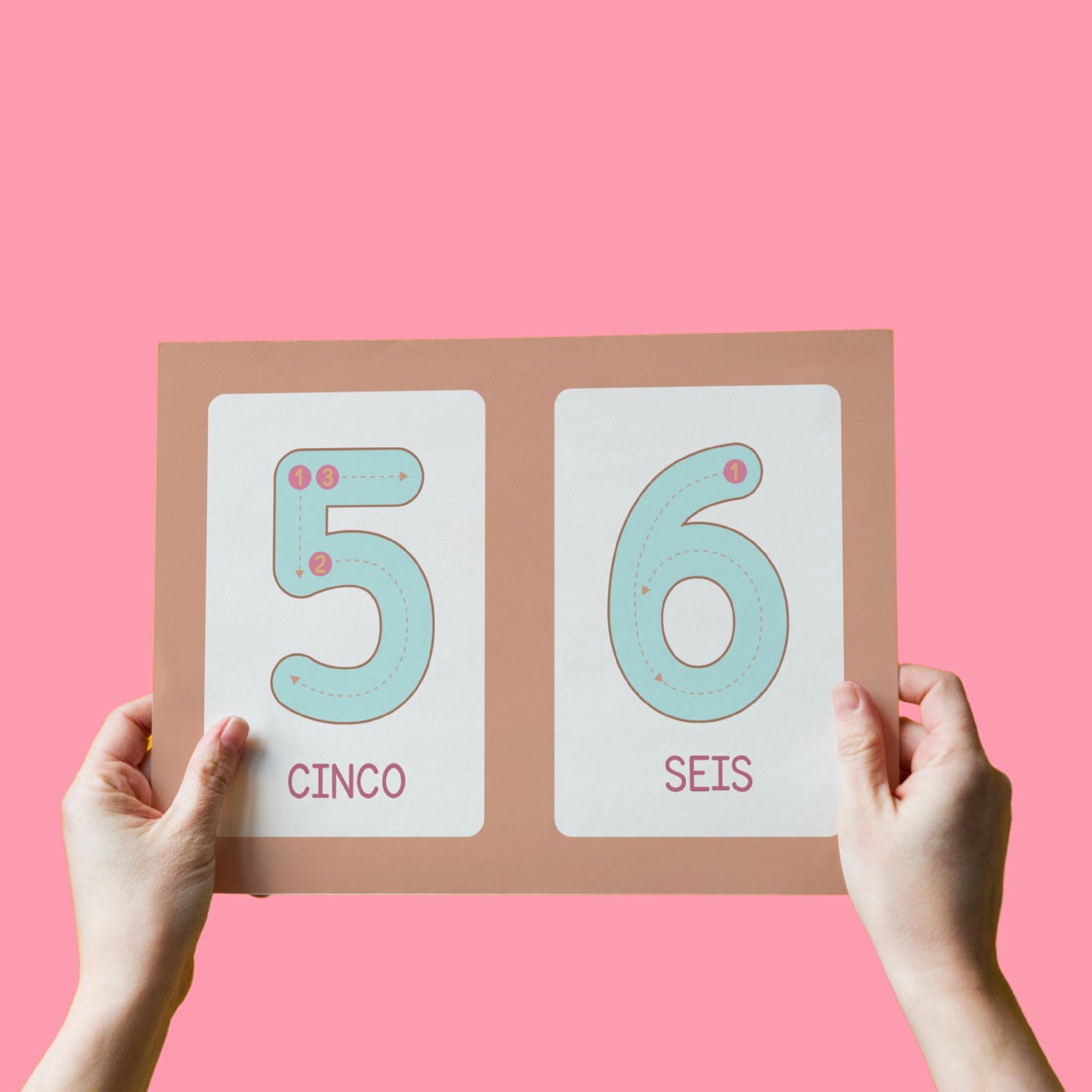 Spanish Numbers 1-10 Tracing Printable Flashcards for Preschoolers and ...