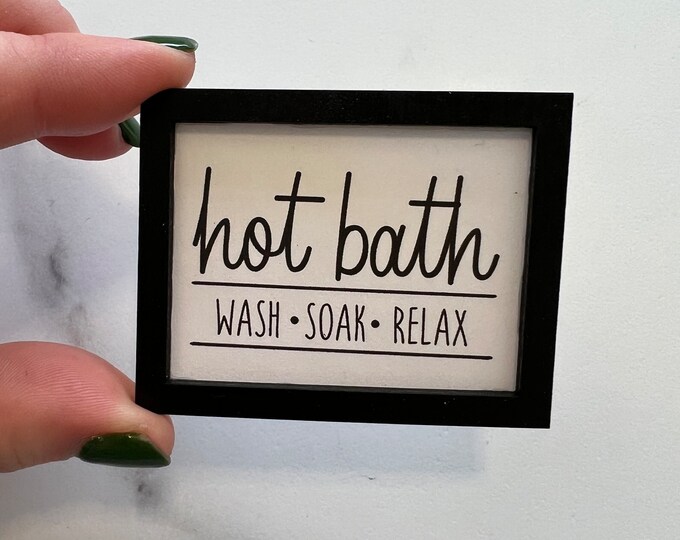 Miniature Dollhouse Sign - Etsy