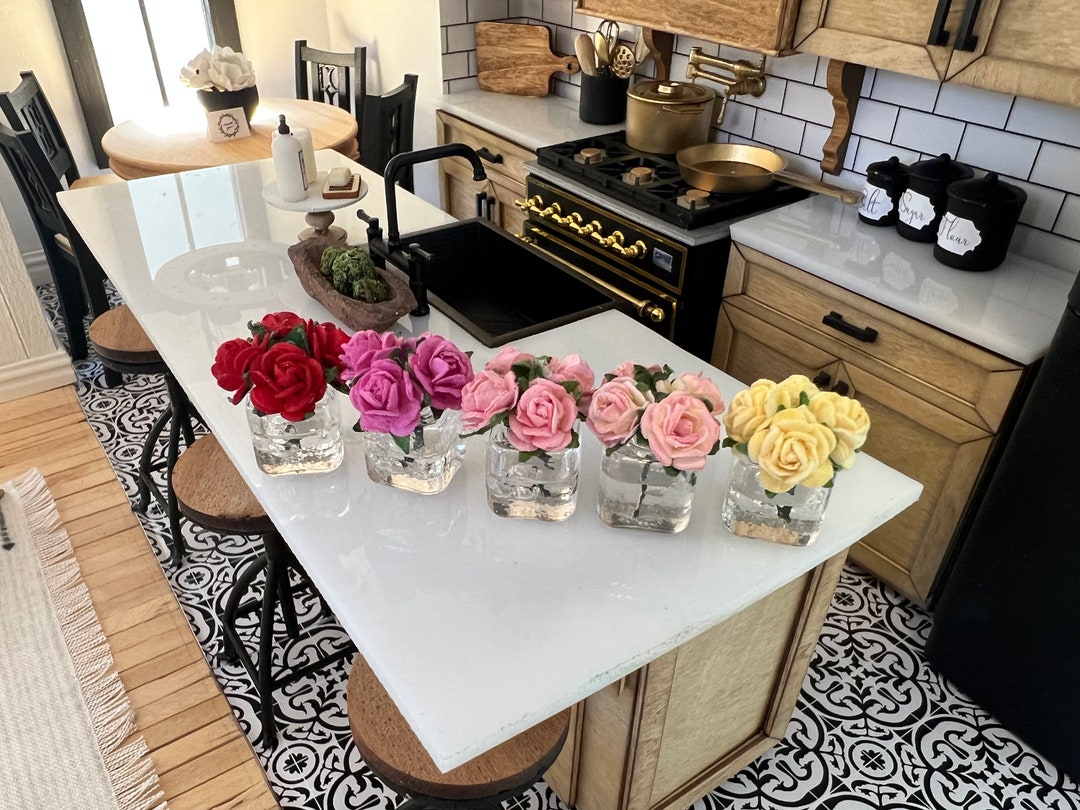 Miniature Dollhouse Roses - Etsy