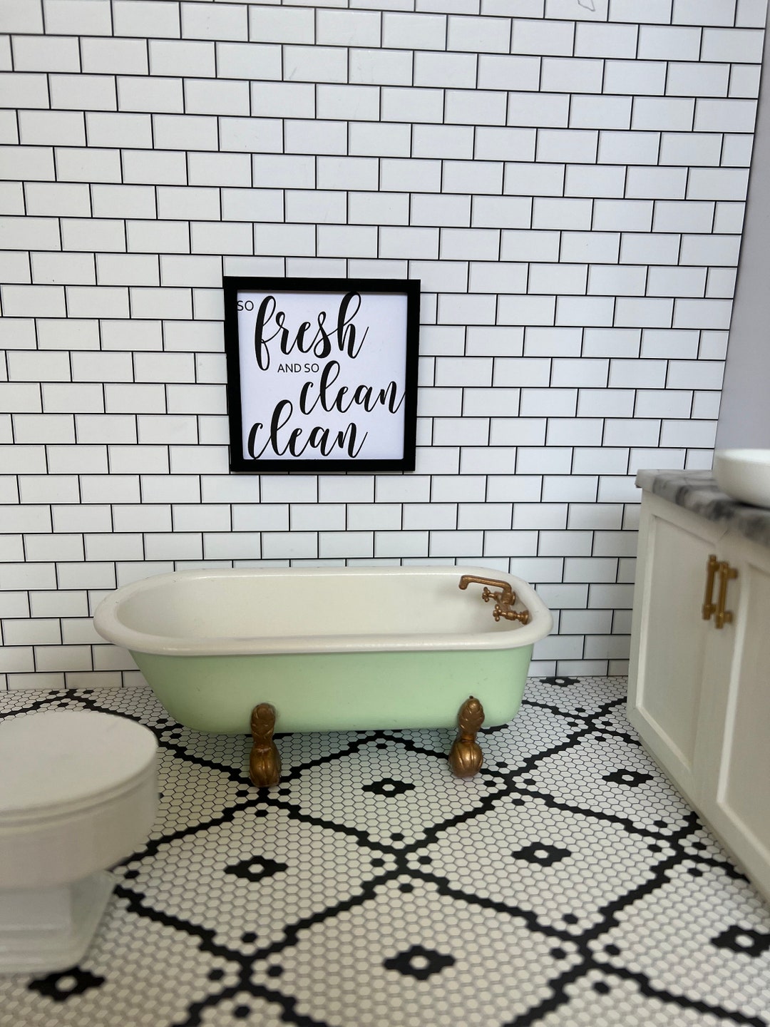 Miniature Dollhouse Sign - Etsy