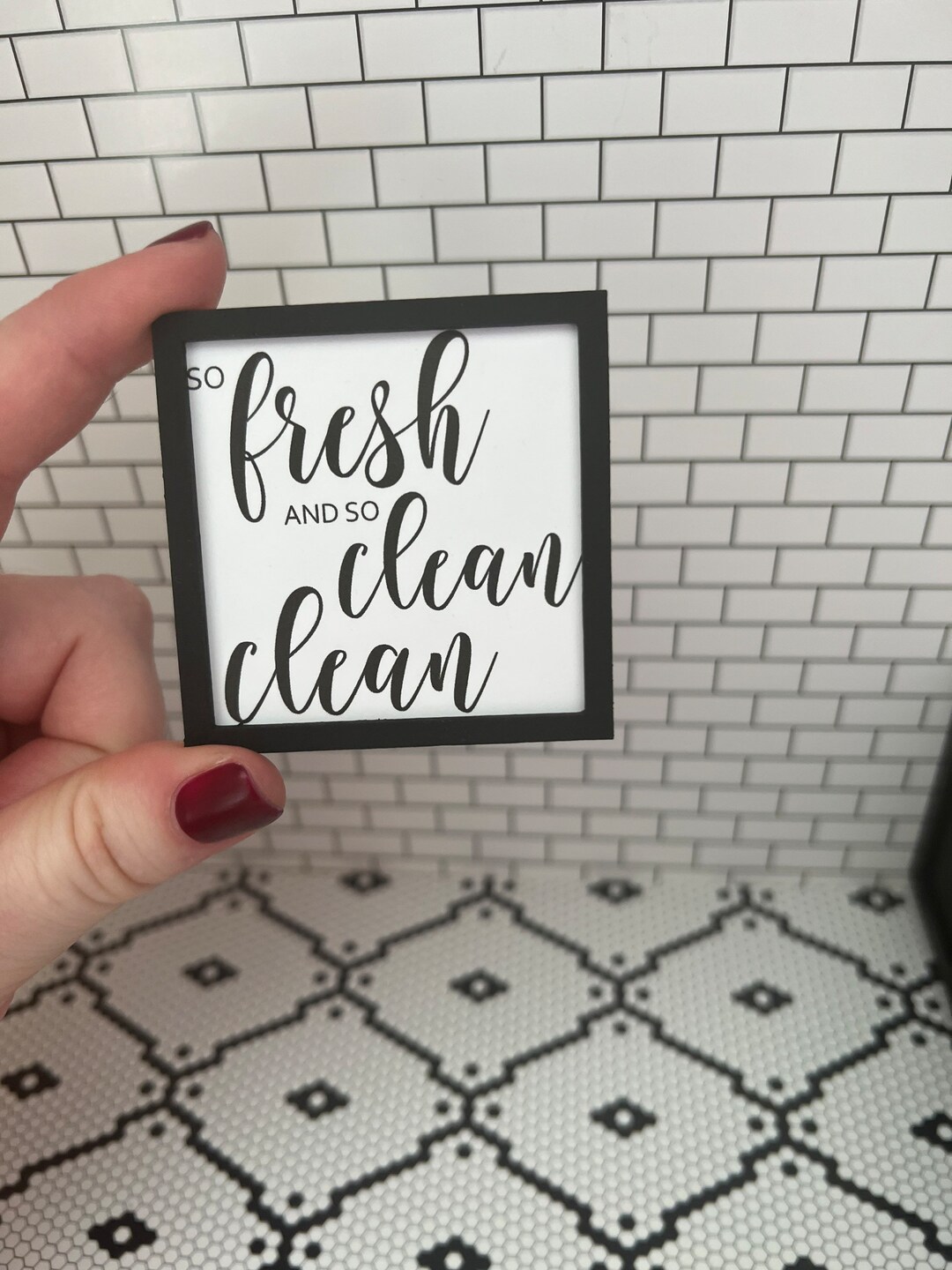 Miniature Dollhouse Sign - Etsy