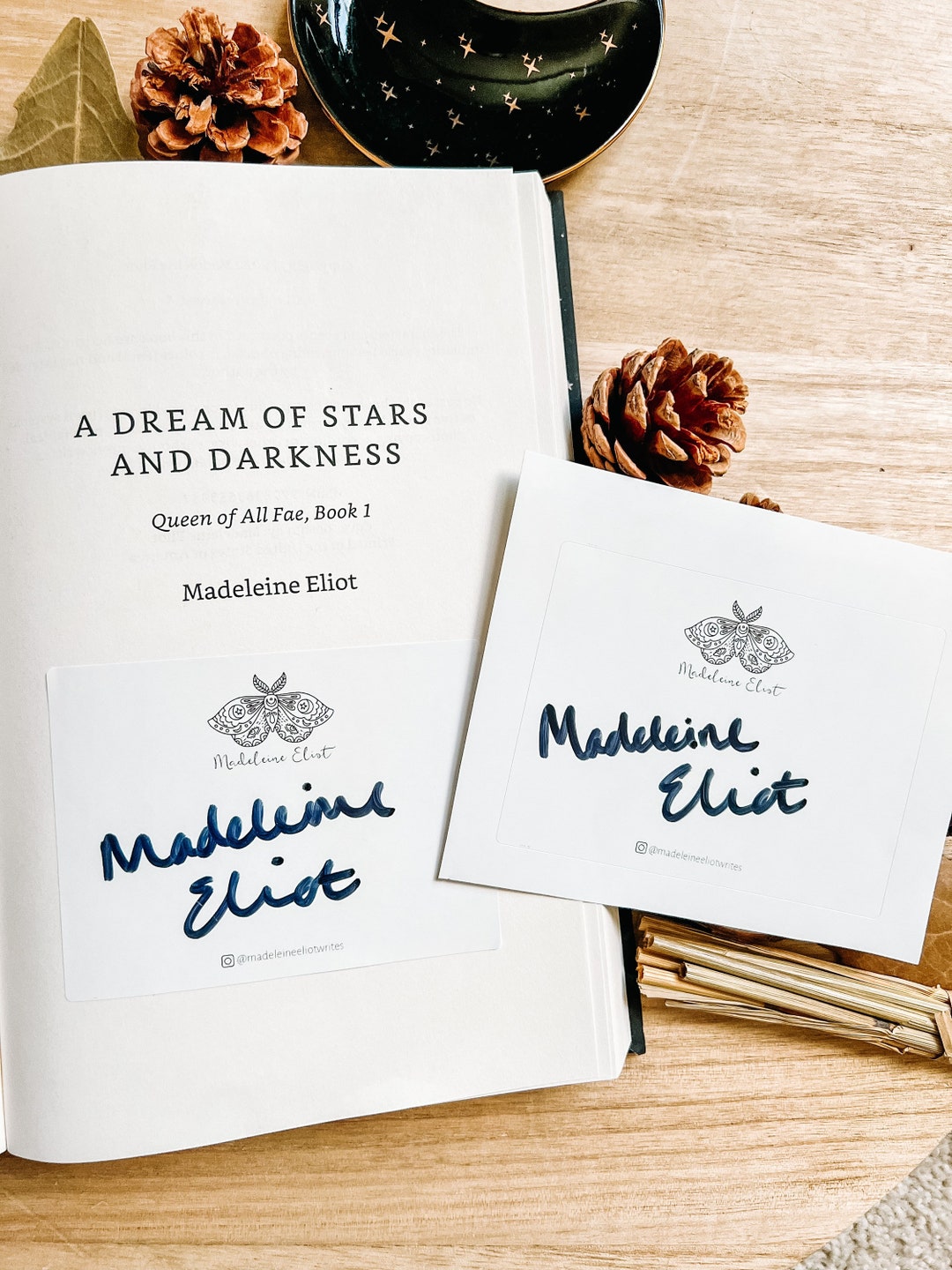 Bookplate Sticker - Simple With Logo - Etsy