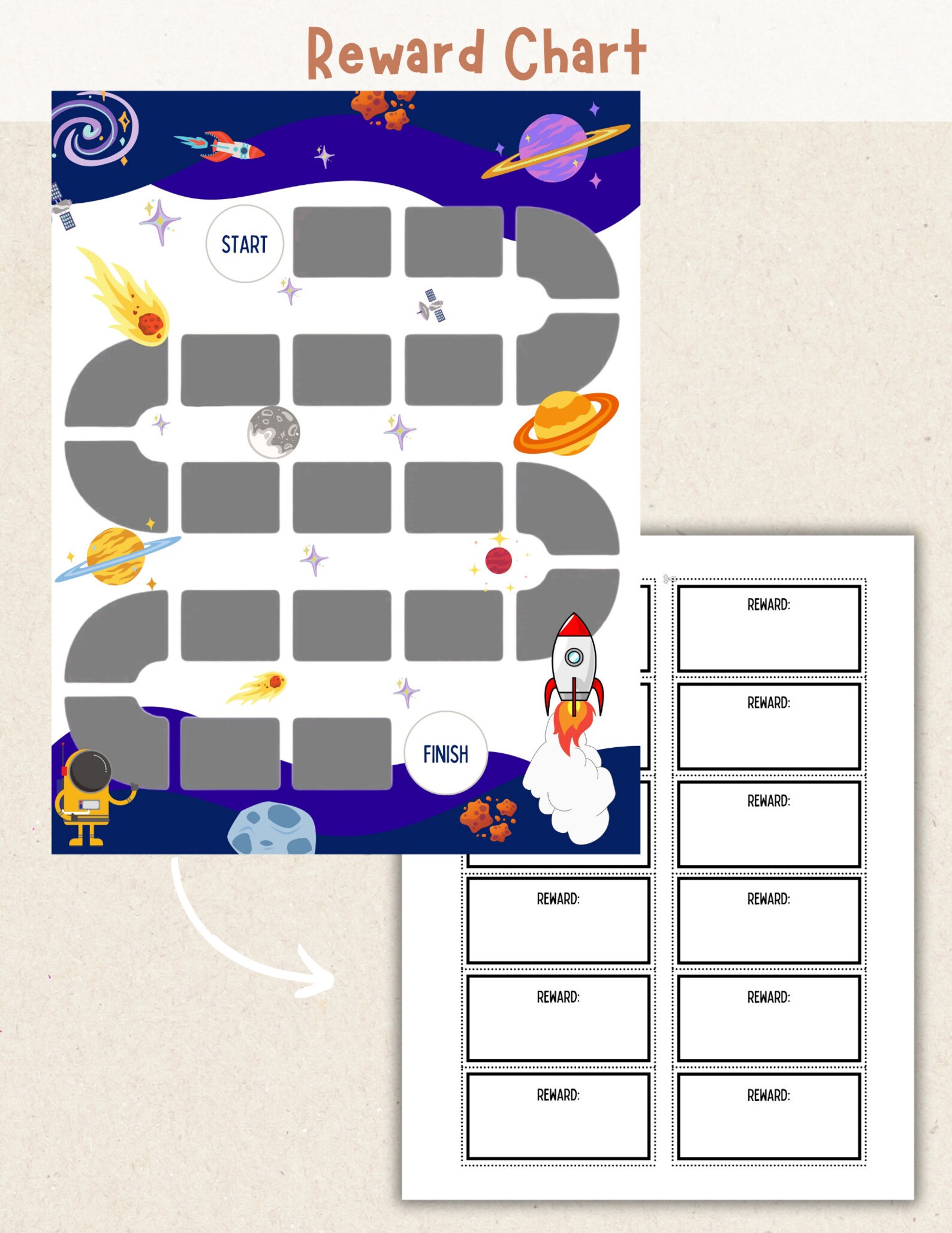 Reward Chart | Toddler Reward Chart | Reward Chart Printable | Kids ...