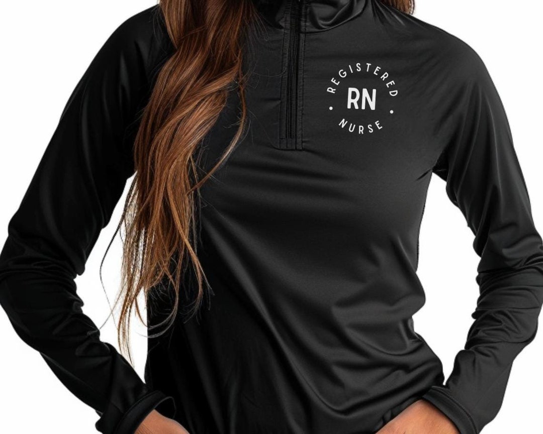 Nurse RN Jacket, Nurse Quarter Zip, Registered Nurse Sweatshirt ...