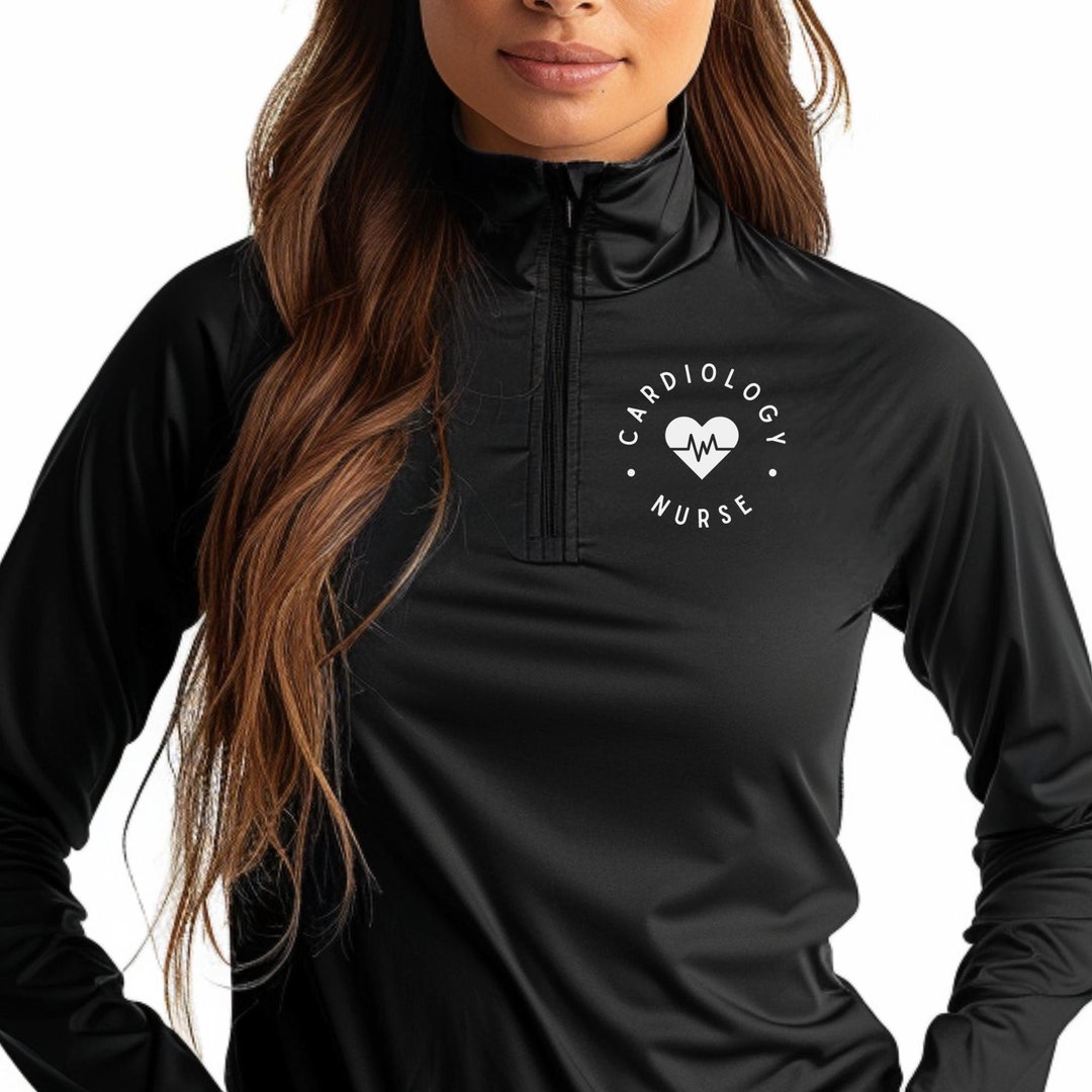 Nurse RN Jacket, Cardiac Jacket, Nurse Quarter Zip, Registered Nurse ...