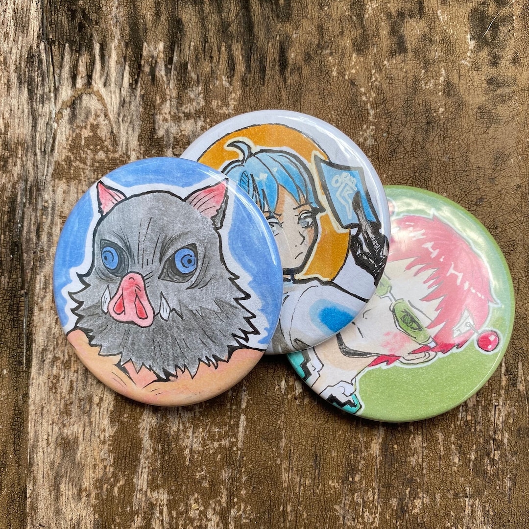 YCH Customizable Character 2.25in Buttons - Etsy