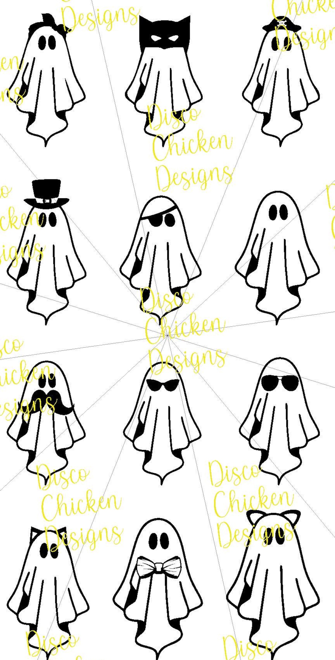 Ghosts SVG - Etsy