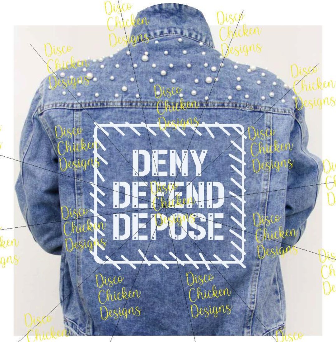 Deny Defend Depose SVG - Etsy
