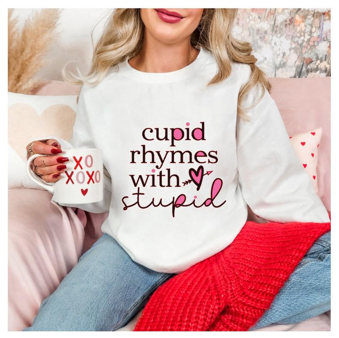 Cupid Rhymes With Stupid SVG - Etsy