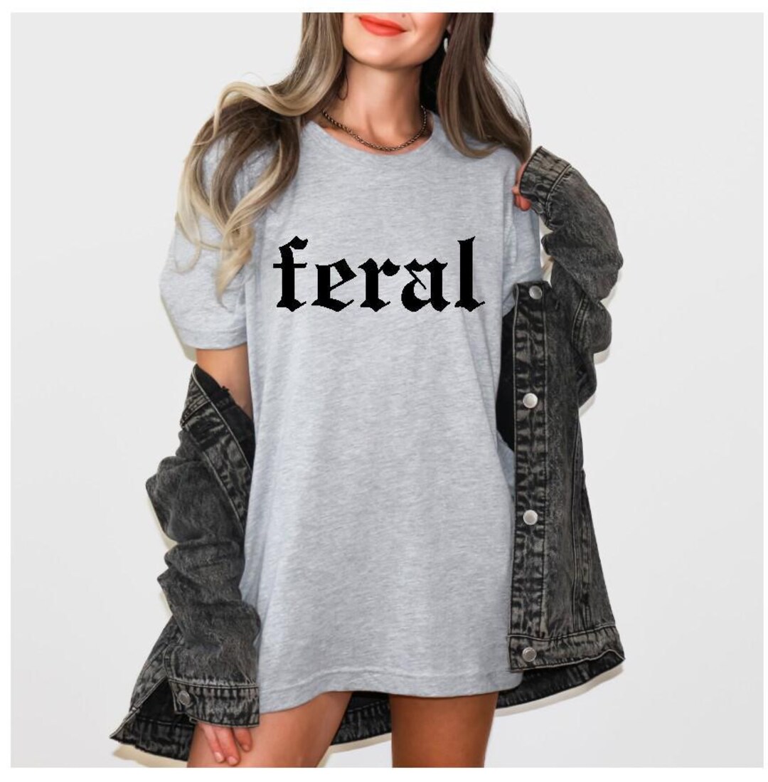 Feral SVG - Etsy