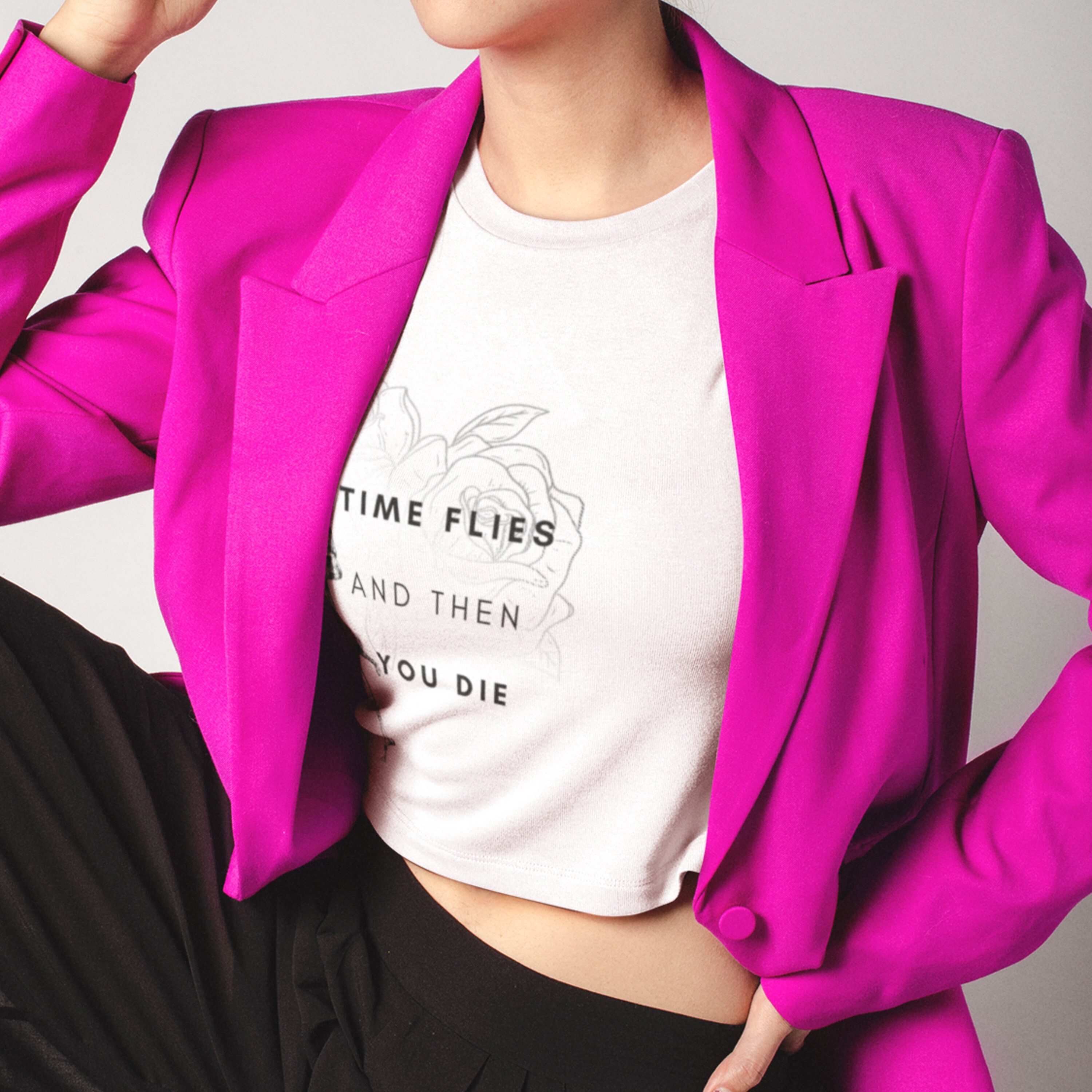 Summertime Crop Tee Graphic Crop Tee Inspirational Crop - Etsy