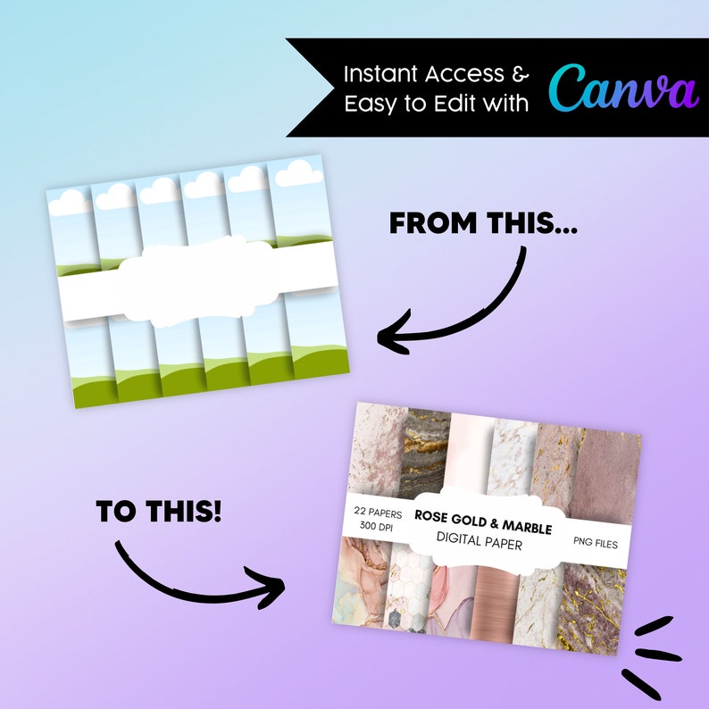 Printable Mock-ups Digital Products Canva Mockup Template Bundle, Best ...