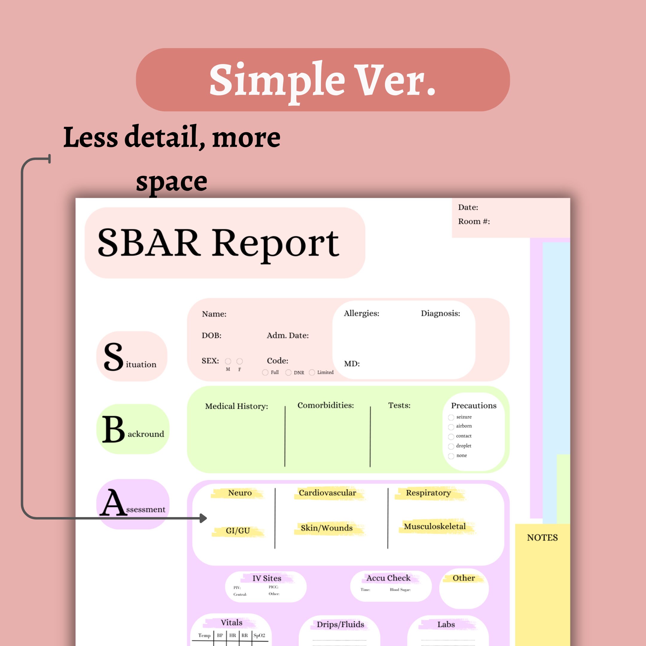 SBAR Report Sheet Bundle for Nurses, Nursing Report, Patient Report ...
