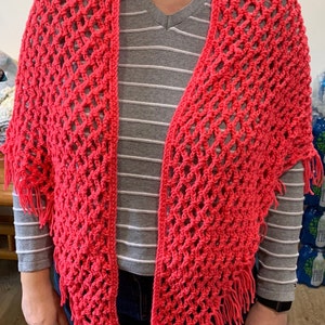 Heidi Wrap Crochet Shawl Pattern for Women. A Perfect Spring - Etsy