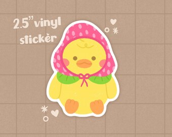Summer Sand Ducky Vinyl Sticker - Summer Sticker - Cute Animal Sticker ...