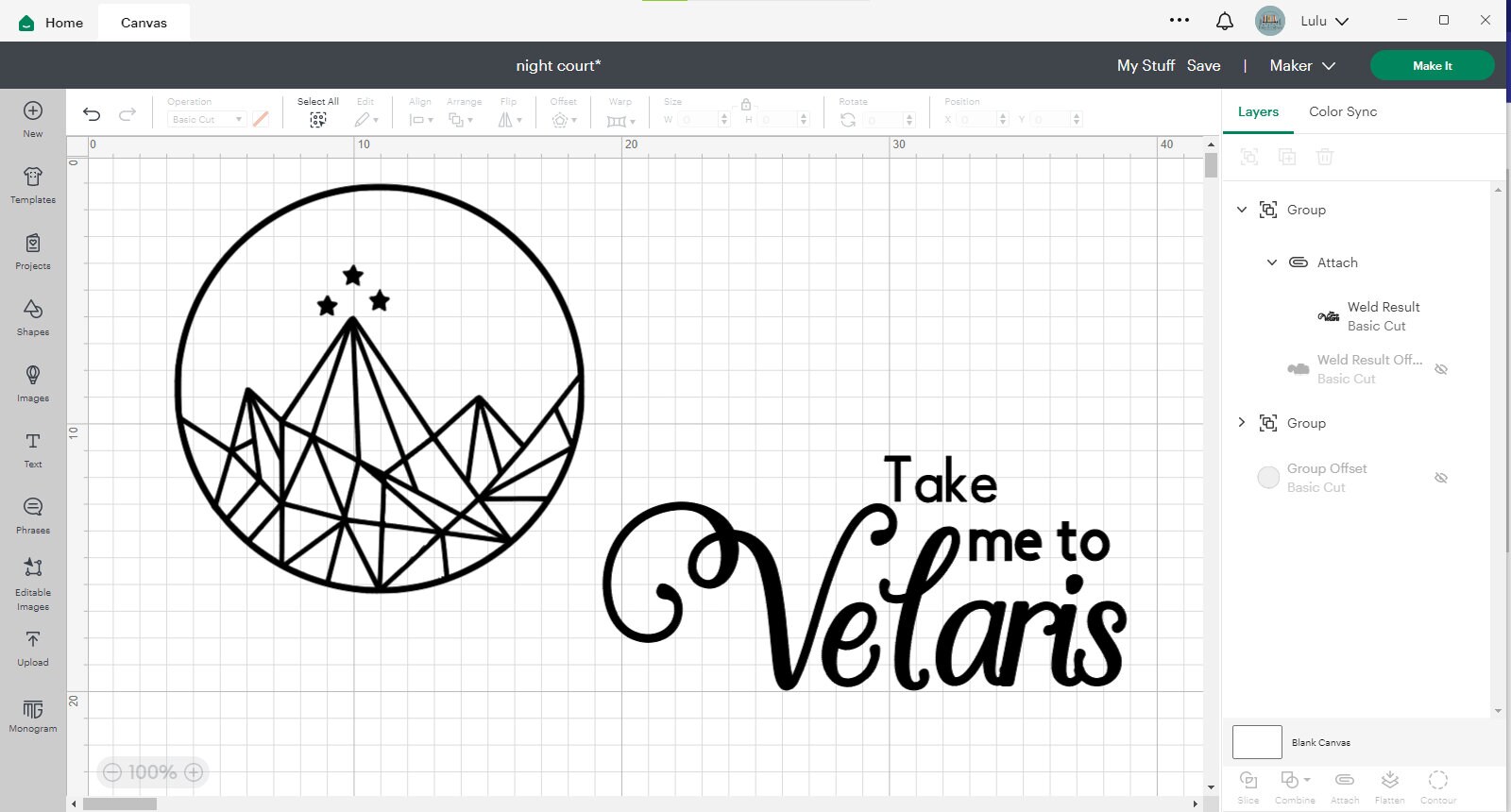 ACOTAR Bundle, SVG Digtal Download, Take Me Velaris, Night Court Crest ...