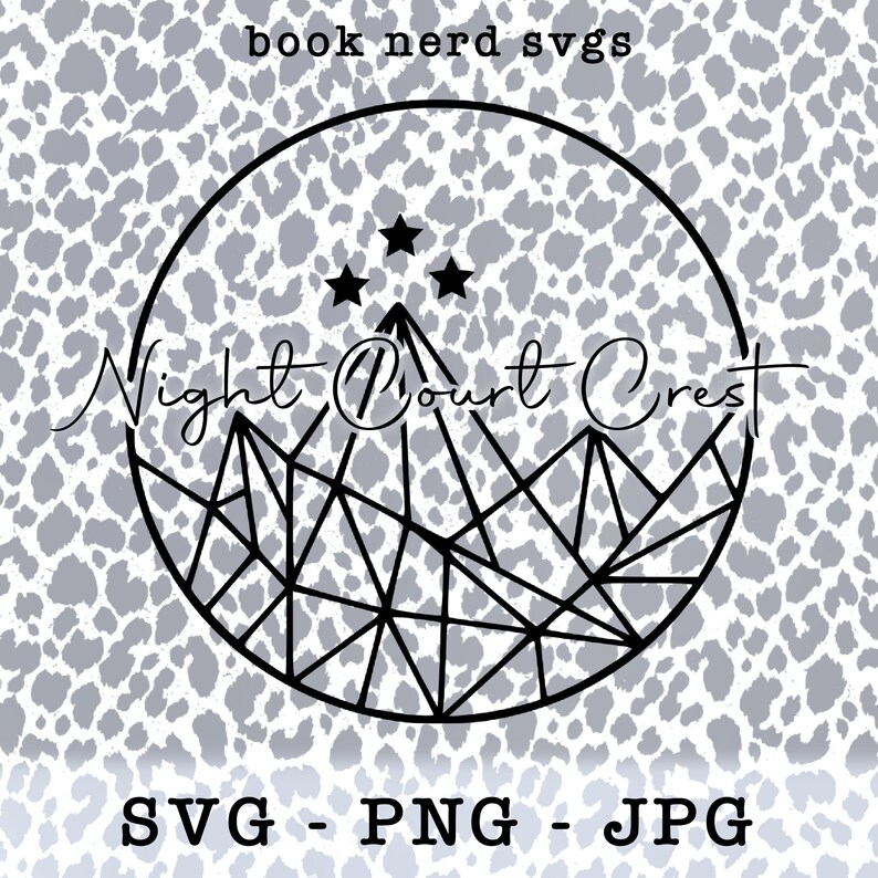 Night Court Sigil SVG: ACOTAR Digital Download - Etsy