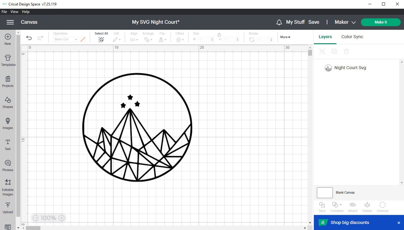 Night Court Sigil SVG: ACOTAR Digital Download - Etsy