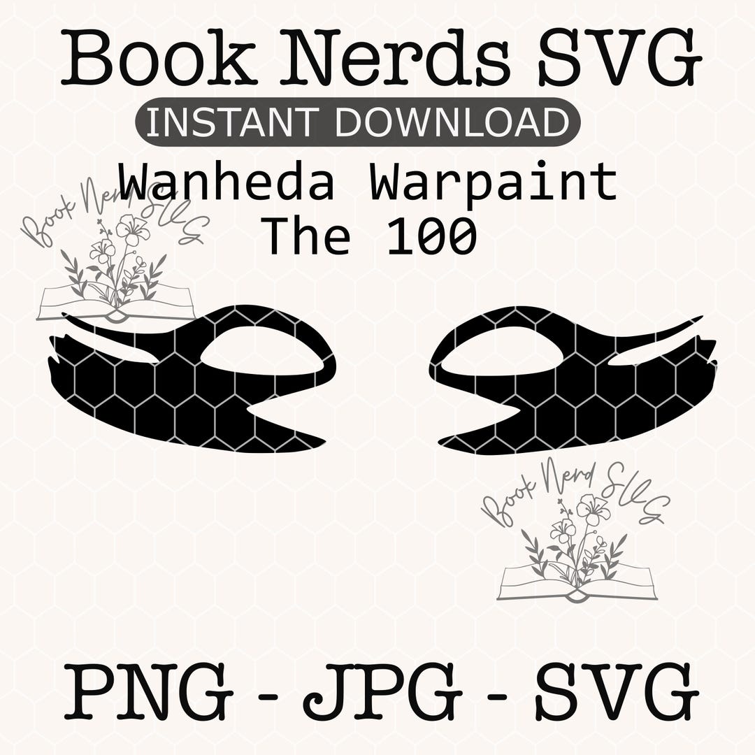 Wanheda Warpaint SVG Cut File: the 100, Clarke Griffin (digital ...