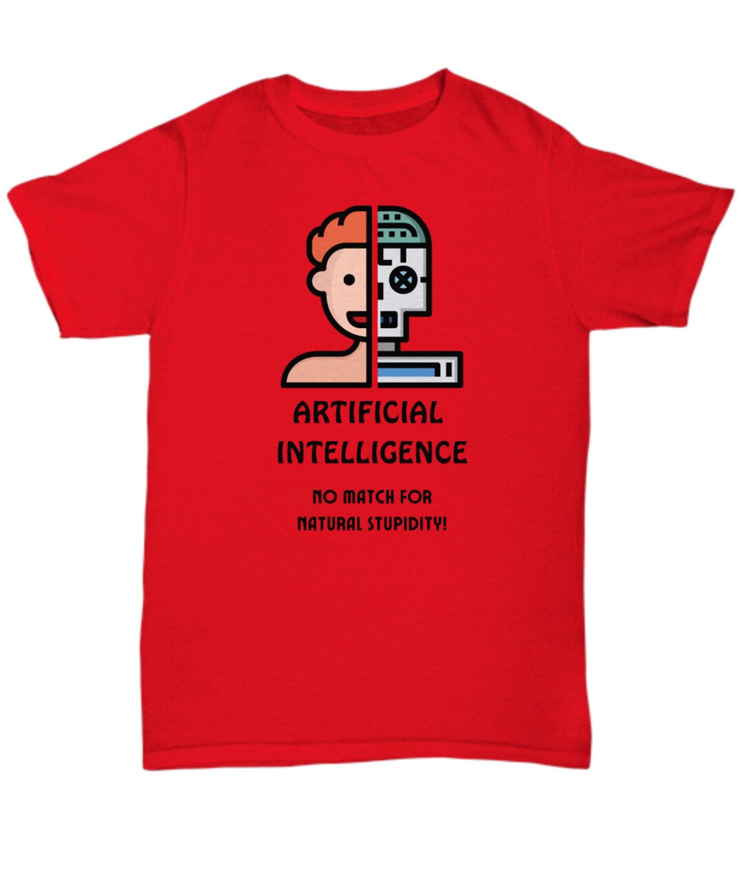 Ai T-shirt, Funny Geek Shirt, Artificial Intelligence Shirt, Robot ...