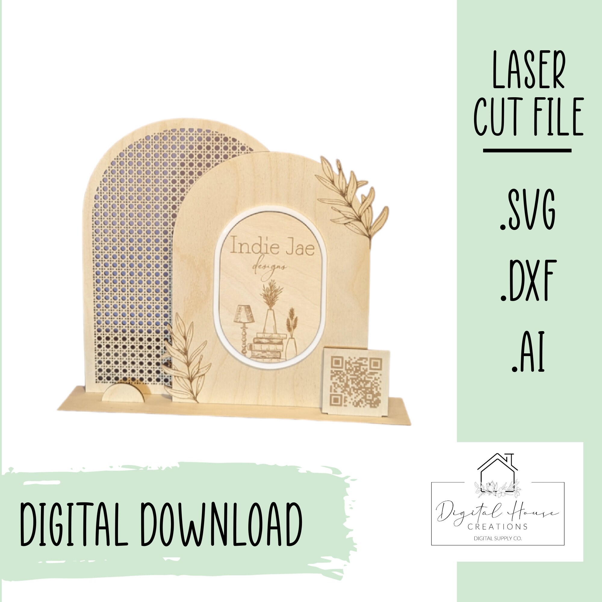 QR Code Sign Laser Cut File QR Code Sign SVG Glowforge - Etsy Australia