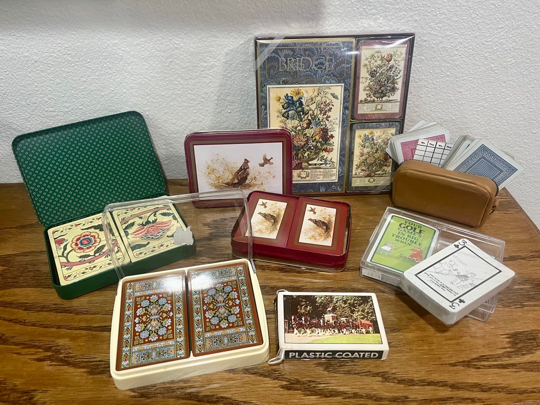 Vintage Playing Card Sets - Etsy