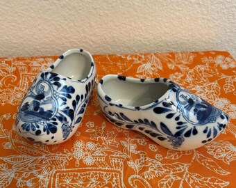 Delft Blauw Holland Dutch Classic Windmill Hand Painted Ceramic Klompen ...