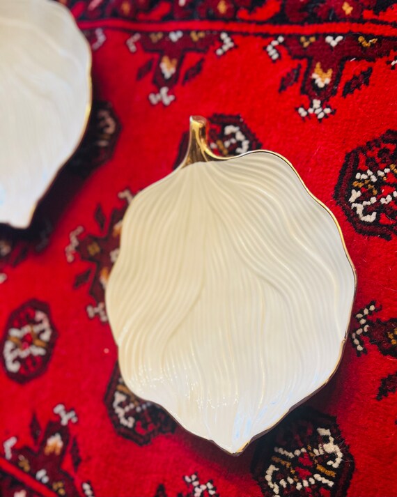 Vintage La Dolce Vita By Ja Designs Leaf Serving Plat… - Gem