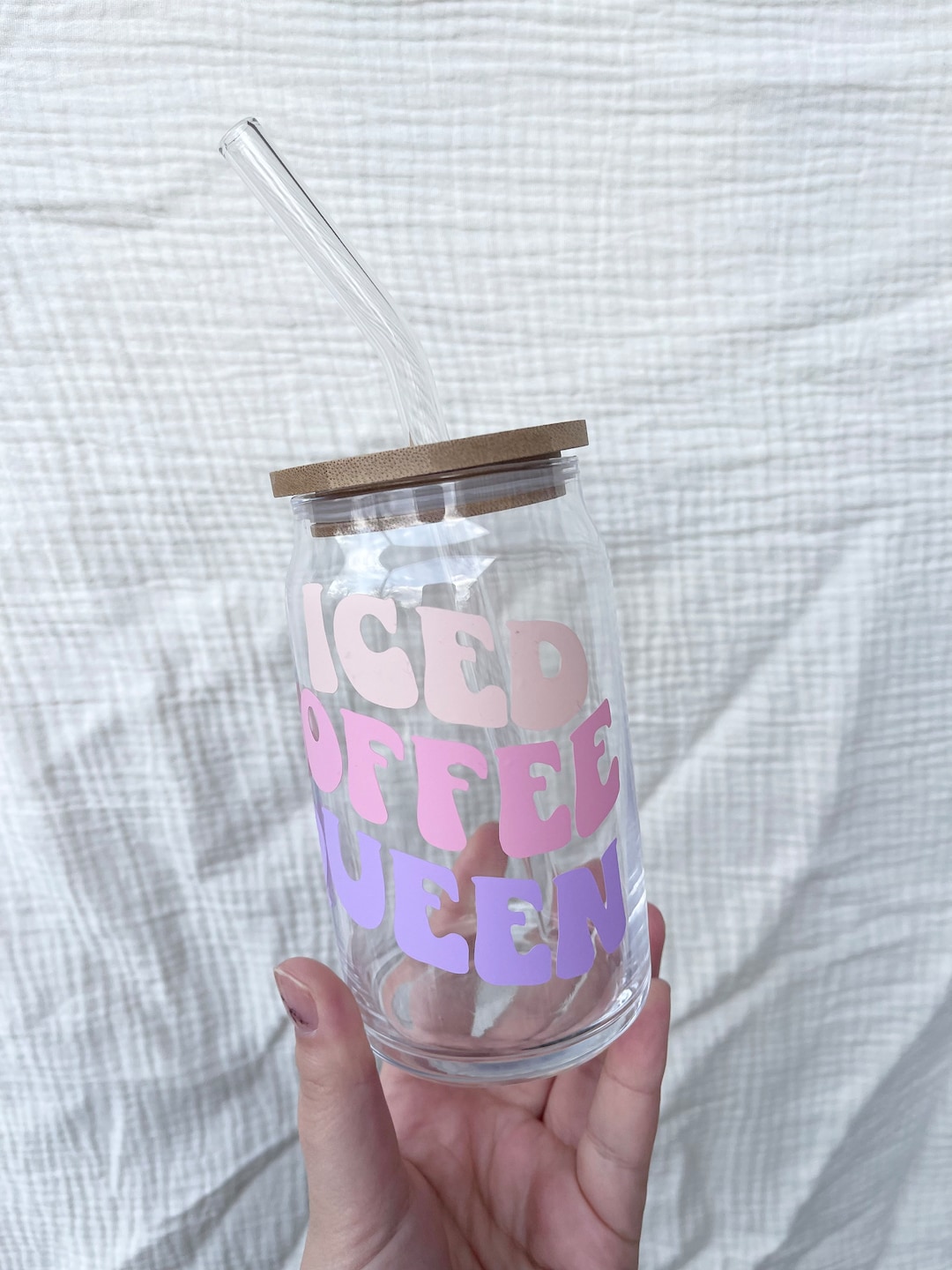 Iced Coffee Glass Can Tumbler, Soda Can Tumbler, Gift Ideas, Libbey Glass, - Etsy