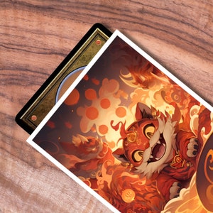 MTG Sleeves, TCG Card Sleeve Protectors, Cat Themed Card Sleeve, Gifts ...