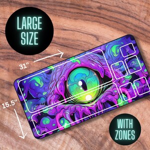 MTG Playmat, 80's Monster Horror Themed TCG Playmat, Unofficial MTG ...