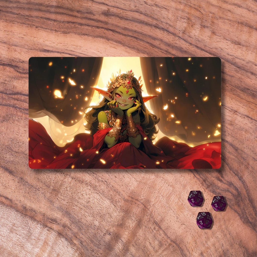 MTG Playmat Anime, Goblin Princess Themed TCG Playmat, Unofficial MTG ...