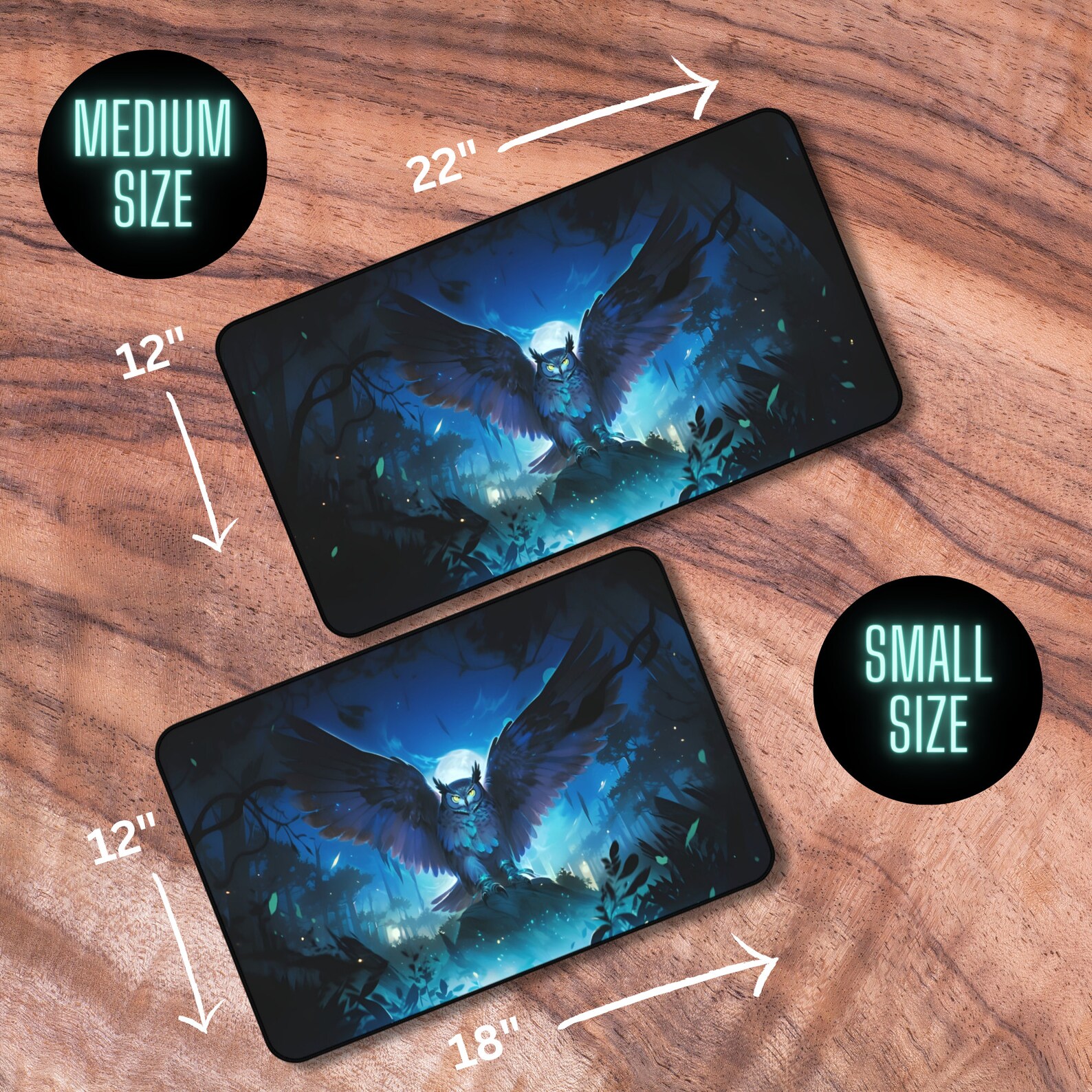 MTG Playmat, Night Owl Themed MTG Playmat Available With or Without ...