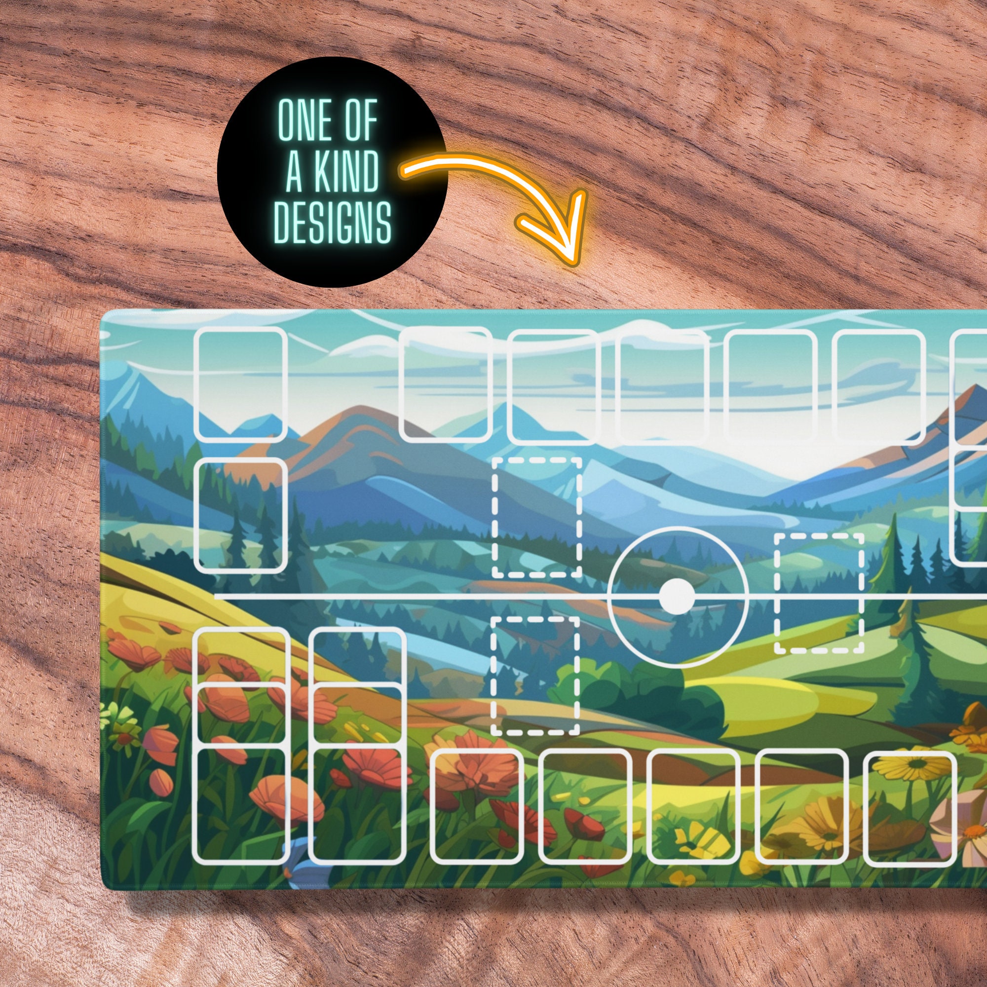 Pokemon Playmat for Two Players With Zones Pokemon TCG - Etsy