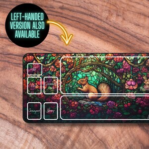 MTG Playmat Squirrel, Stained Glass Themed MTG Playmat Available With ...