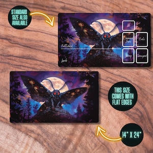 MTG Playmat, 80's Moth Horror Themed TCG Playmat, Unofficial MTG ...