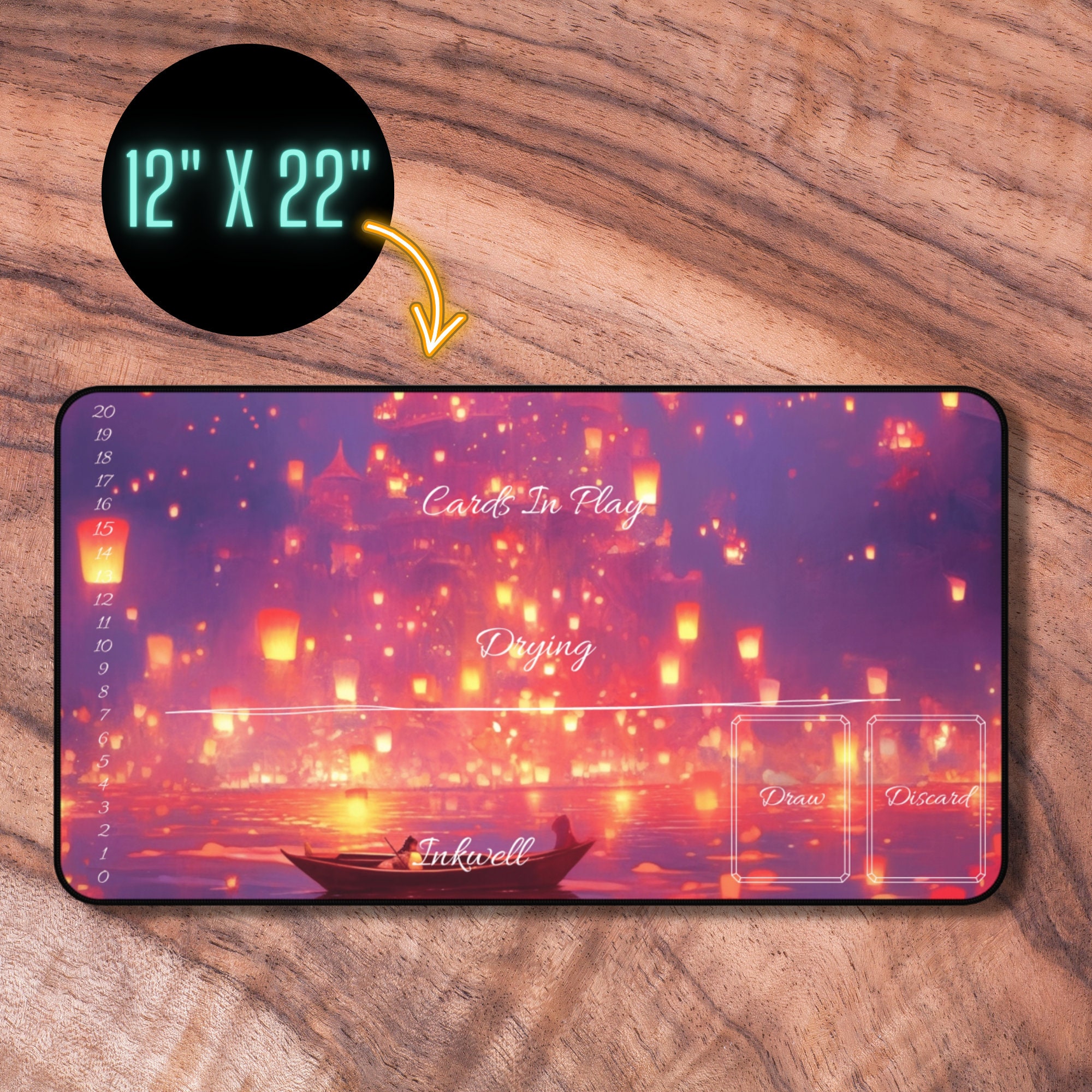 Lorcana Playmat With Zones Rapunzel Themed TCG Playmat TCG - Etsy Canada