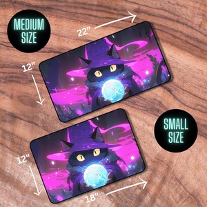 MTG Playmat Cat, MTG Playmat With Zones, Pink Trading Card Game Play ...