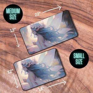 MTG Playmat Faerie, MTG Playmat With Zones, Pastel Fairy Themed TCG ...